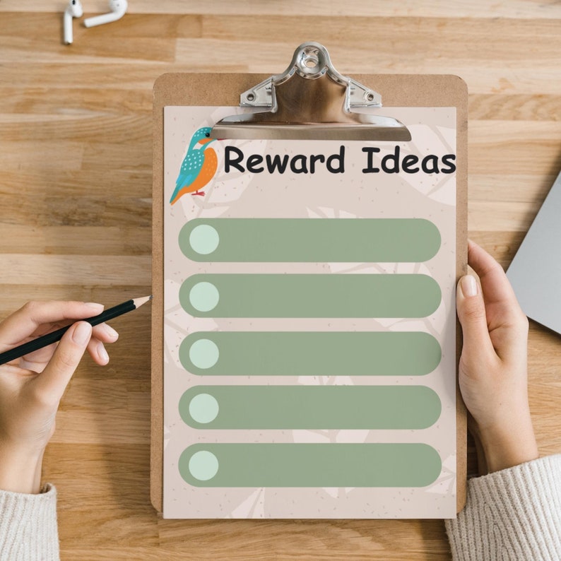 Bird Reward Chart for Kids With Printable Achievement Award and Idea ...