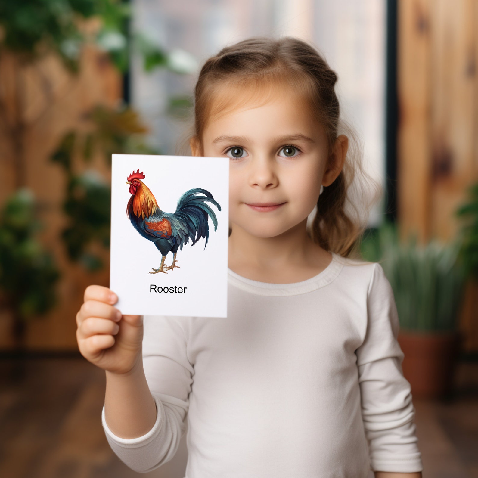 Farm Animal Digital Printable Flash Cards Learning Tool for - Etsy