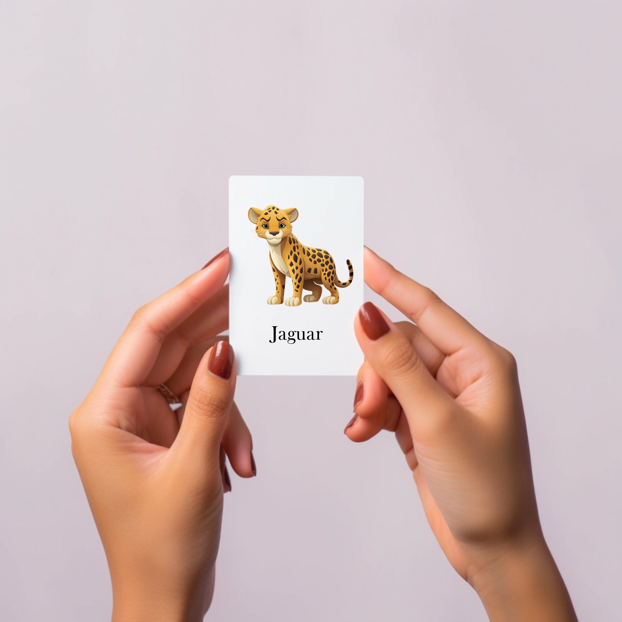 Tropical Rainforest Animal Printable Flash Cards Learning Tool for ...