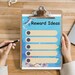 Ocean Reward Chart for Kids With Printable Achievement Award and Idea ...