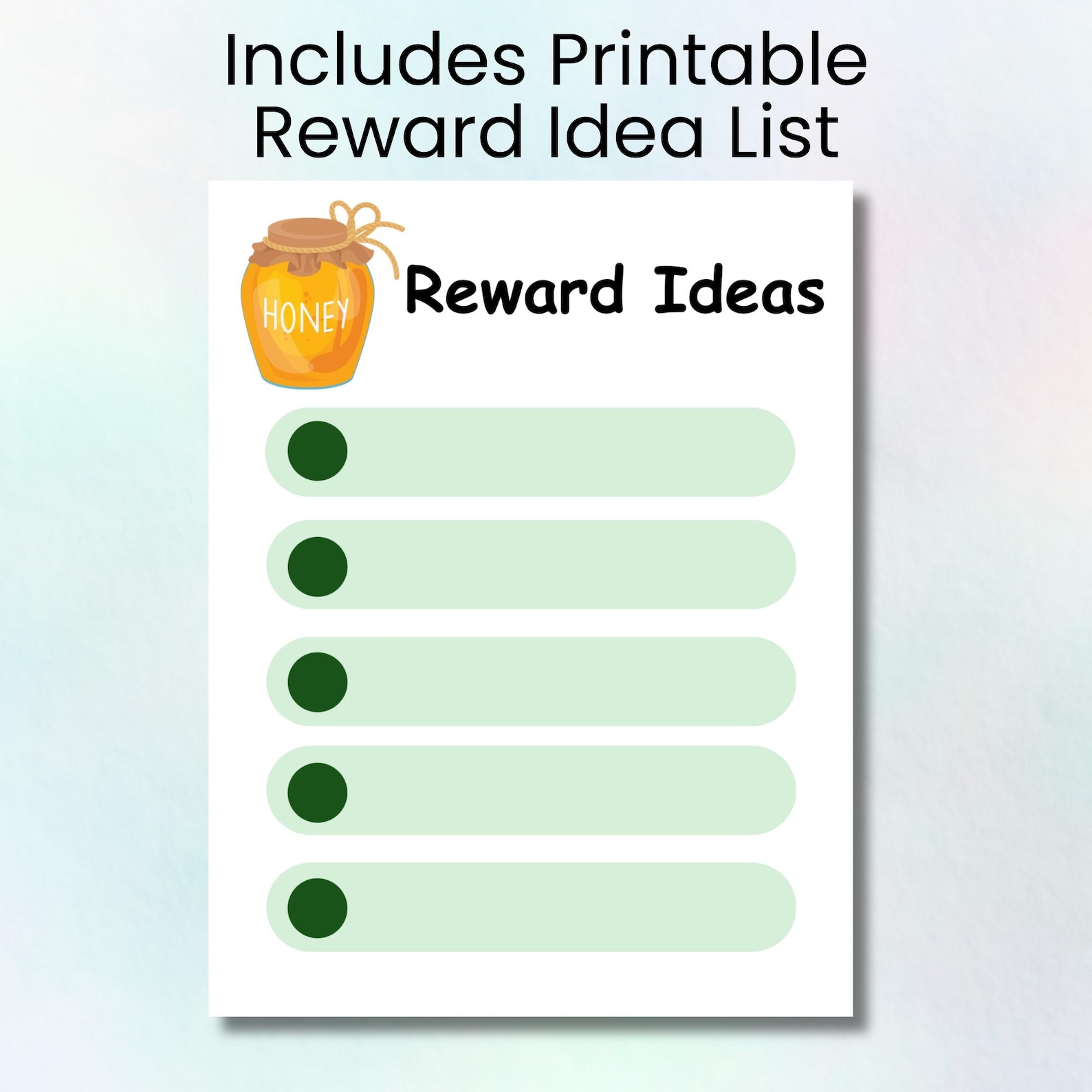 Insect Reward Chart for Kids With Printable Achievement Award and Idea ...