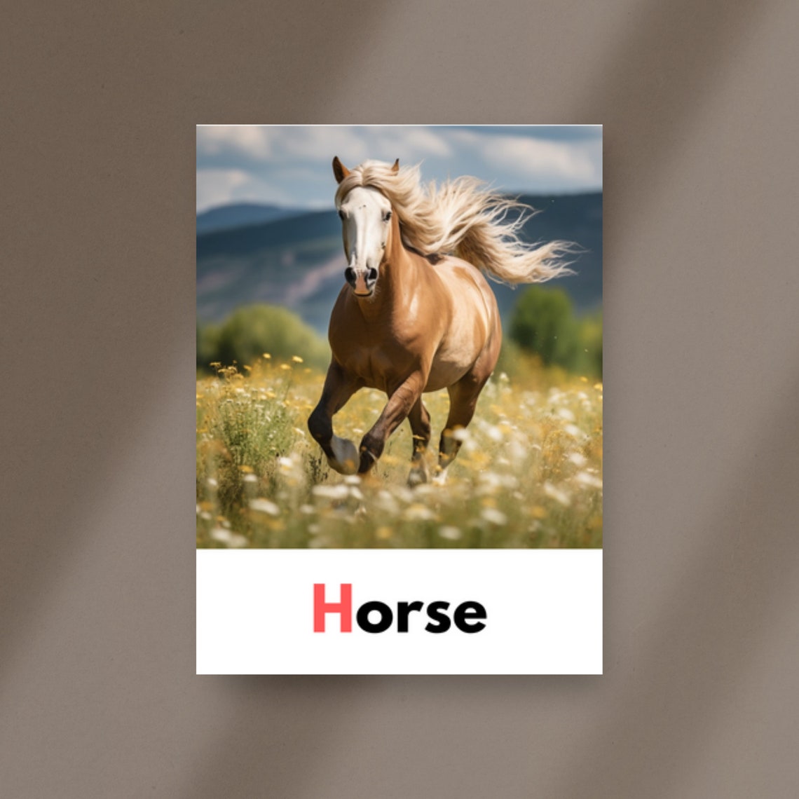 Animal Alphabet Flashcards Educational Printable Flashcards for Kids ...