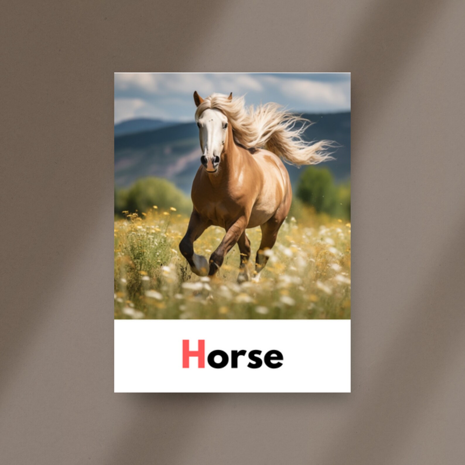 Animal Alphabet Flashcards Educational Printable Flashcards for Kids ...