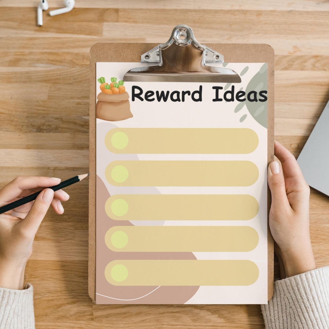 Rabbit Reward Chart for Kids With Printable Achievement Award and Idea ...