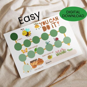 Insect Reward Chart for Kids With Printable Achievement Award and Idea ...