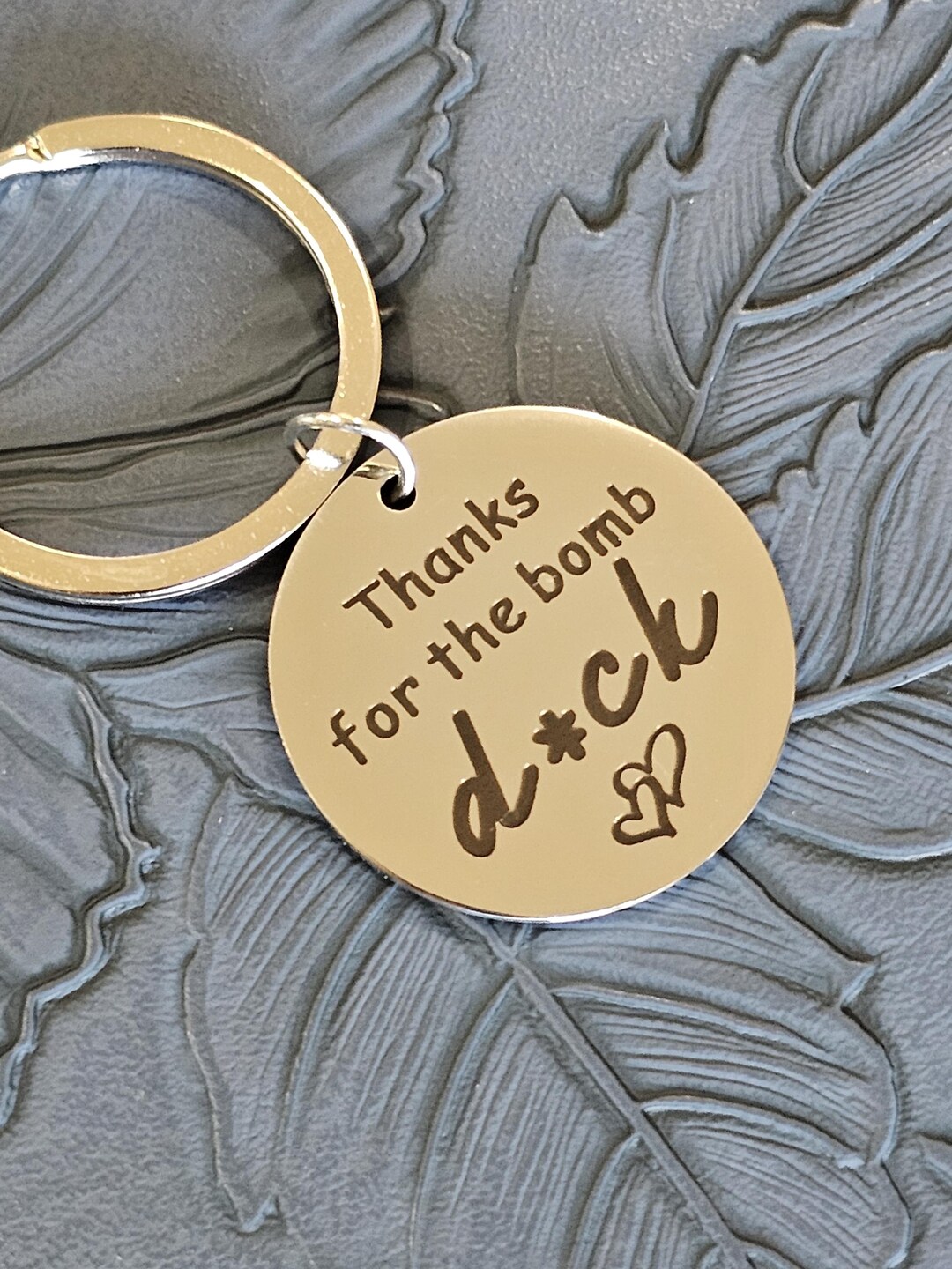 Thanks for the Bomb D*ck Keychain / Laser Engraved Keychain - Etsy