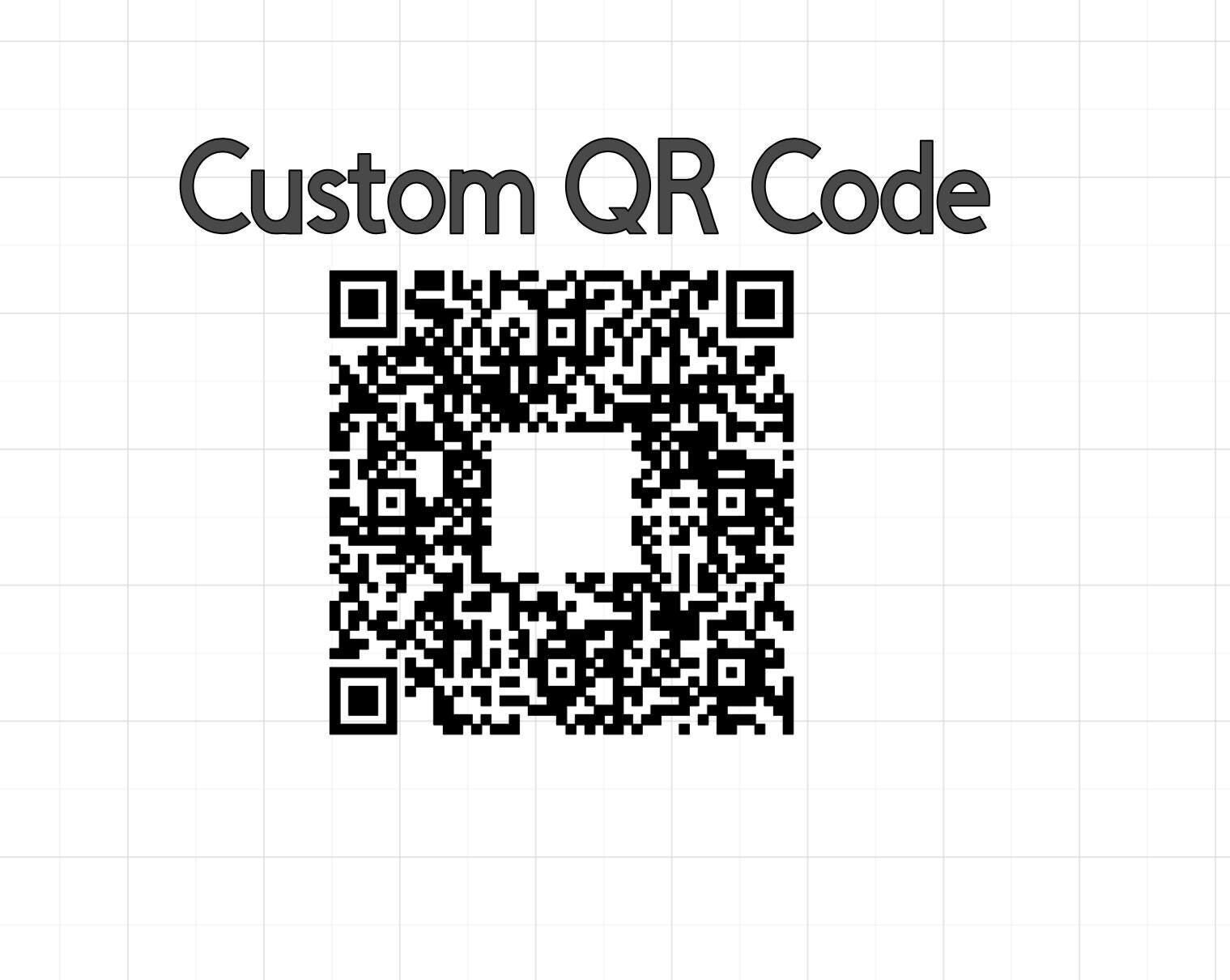 QR Code Iron on Htv Application - Etsy