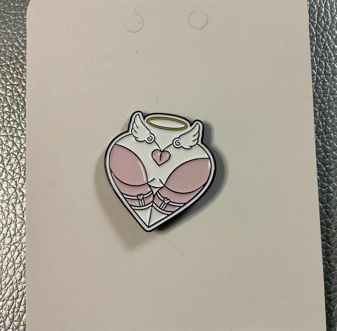 Bratty Heart Booty Pin Enamel Pin Brat Pin Gift Badges and Pins - Etsy