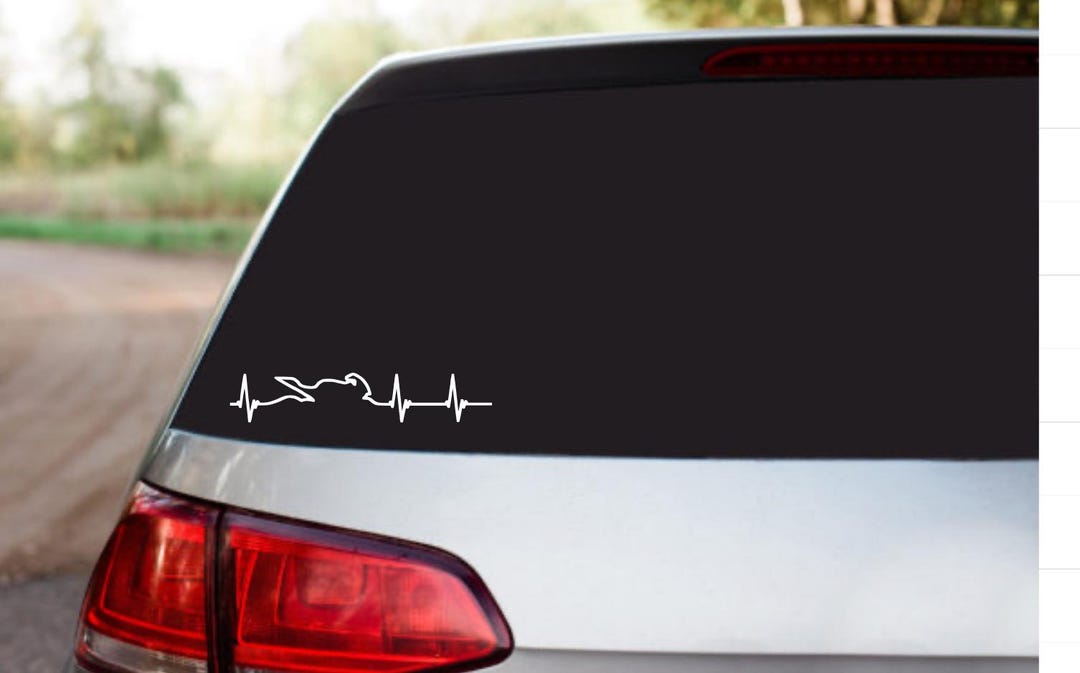 Sports Bike Heartbeat Decal/ Motorcycle Heartbeat Decal - Etsy