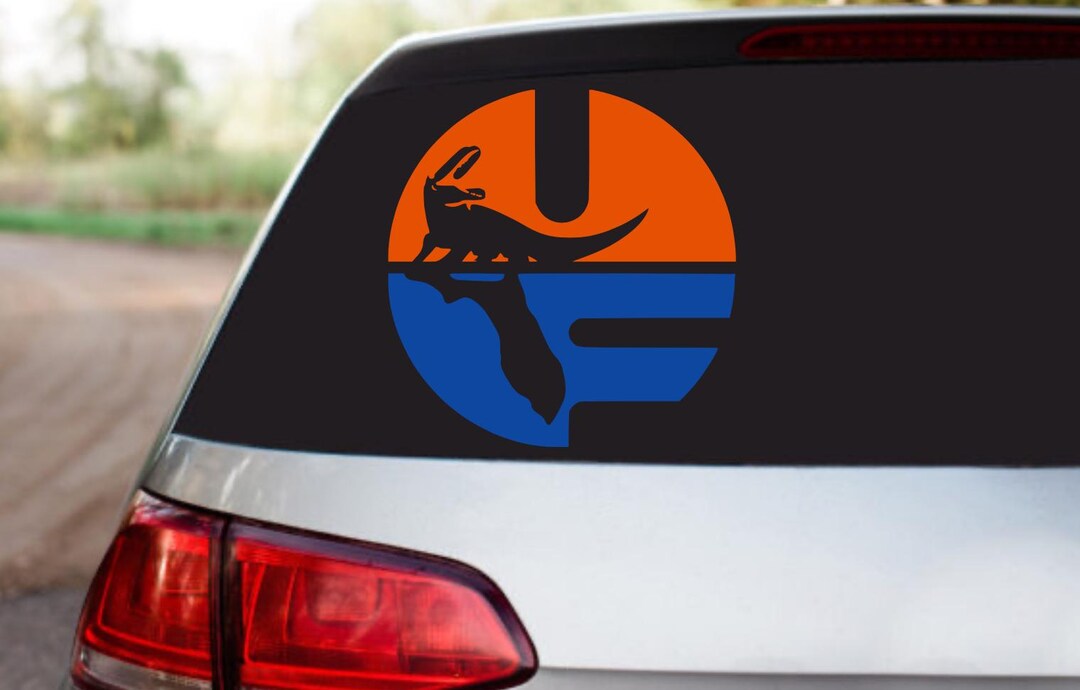 UF Decal/ Old School Gators Decal - Etsy