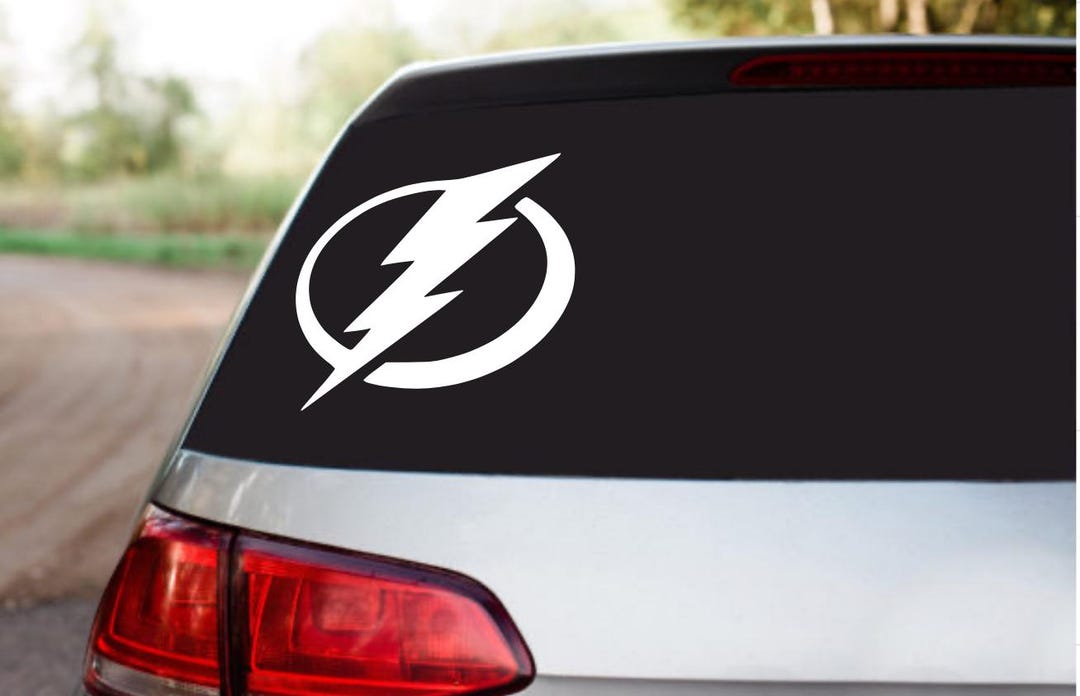 TB Lightning Decal/ Hockey Fans Decal - Etsy