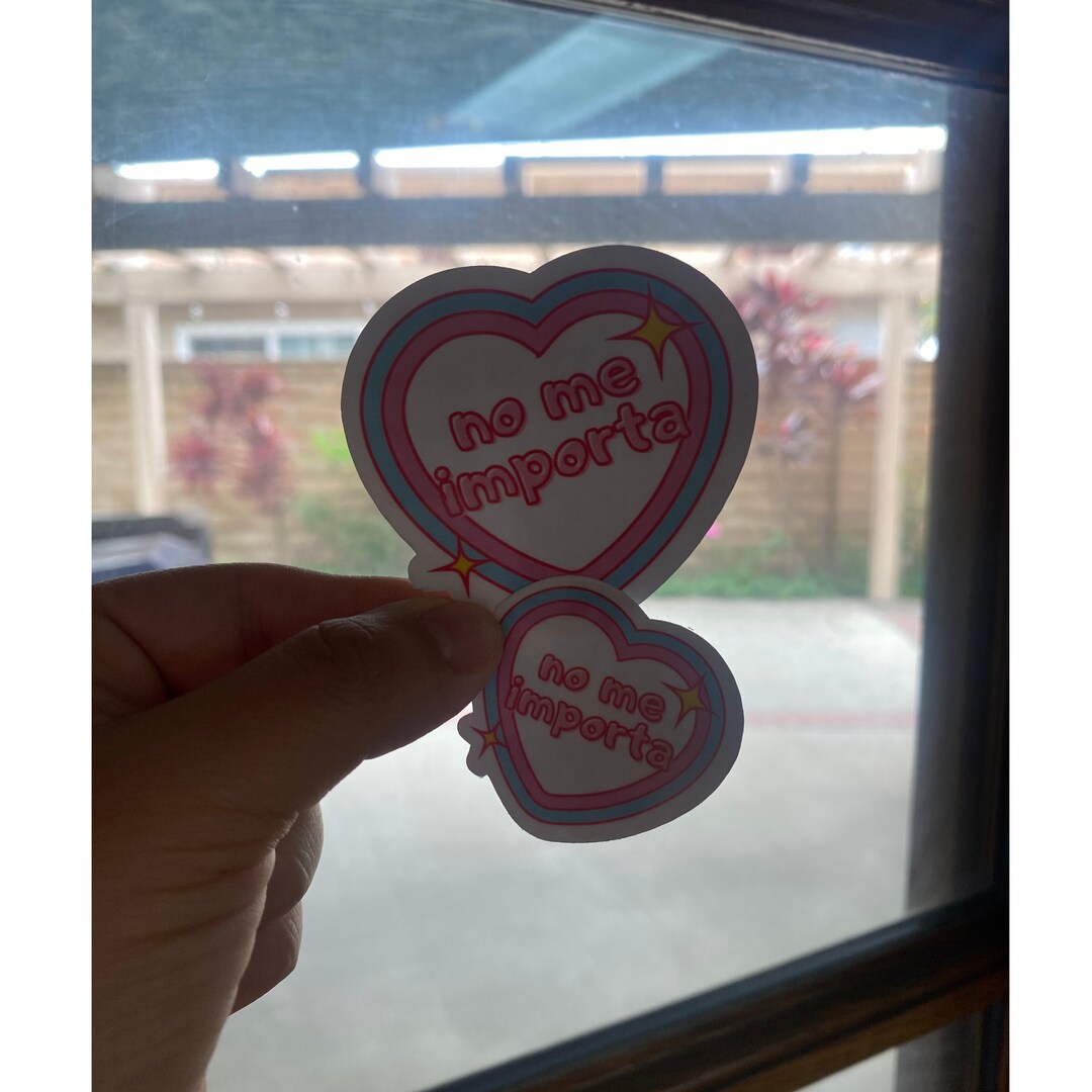 No Me Importa Sticker Vinyl Sticker Laptop Sticker Gift Cute ...