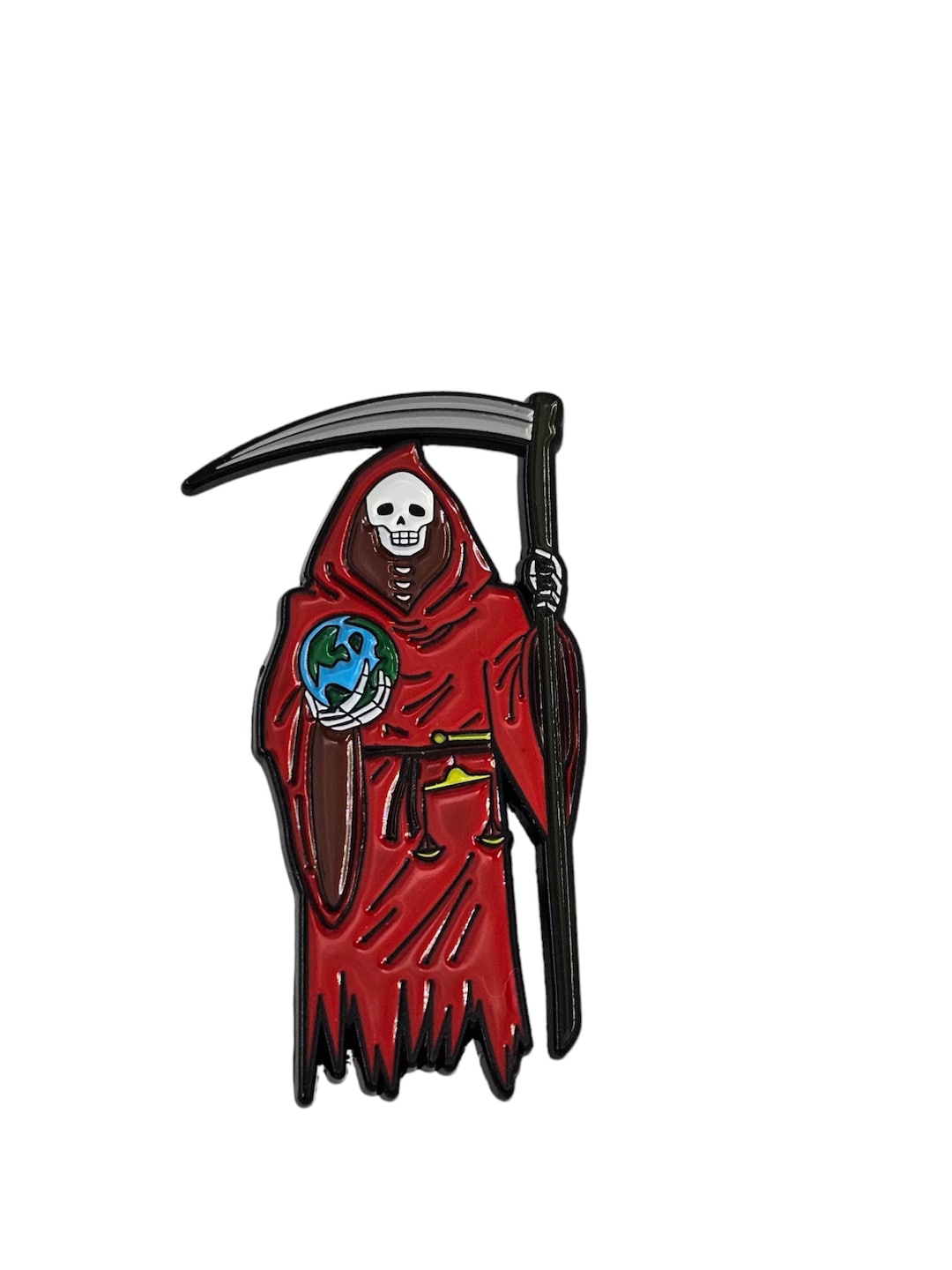Grim Reaper Pin - Etsy