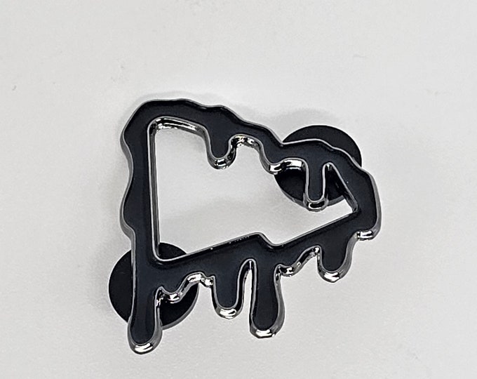 Black New Era Drip Pin - Etsy