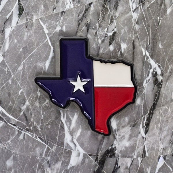 Texas Enamel Pin - Etsy