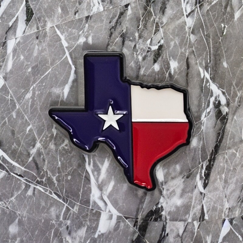 Texas Enamel Pin - Etsy