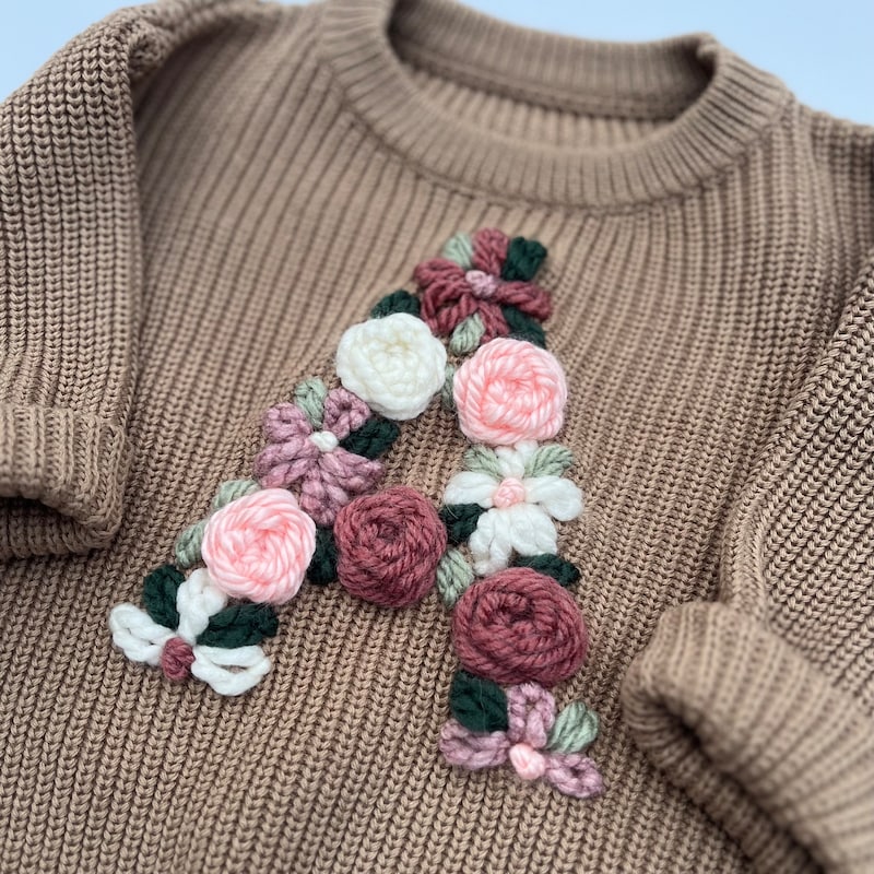 Flower Sweater - Etsy
