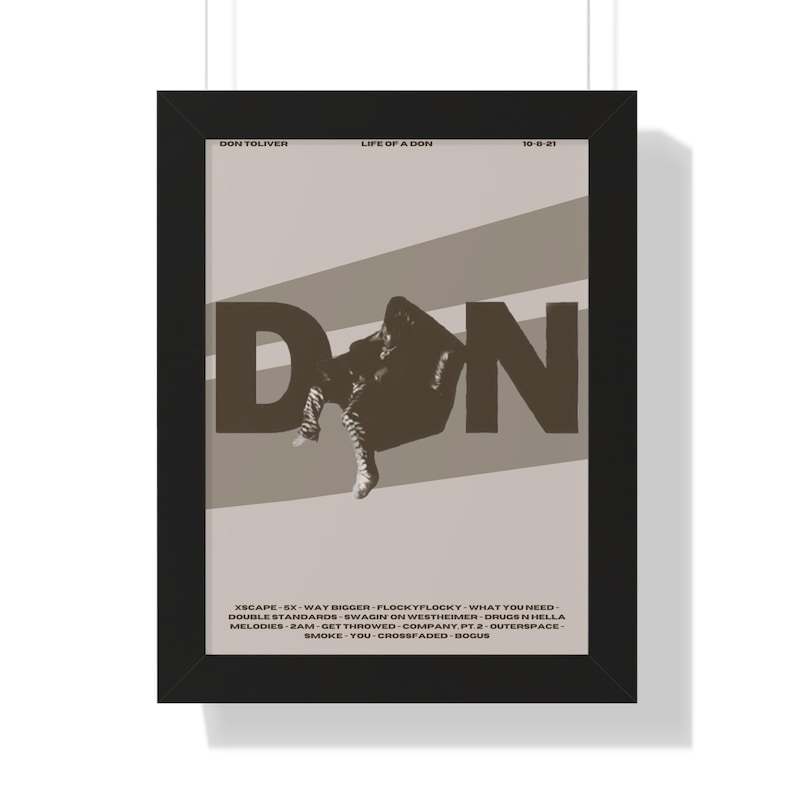 Don Toliver Poster Album Poster for Rapper Poster Digital Download ...