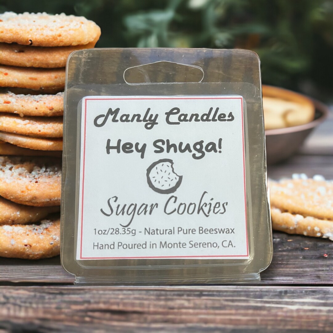 Hey Shuga Heart Shaped Wax Melts sugar Cookie 1oz All Natural Beeswax 2 ...