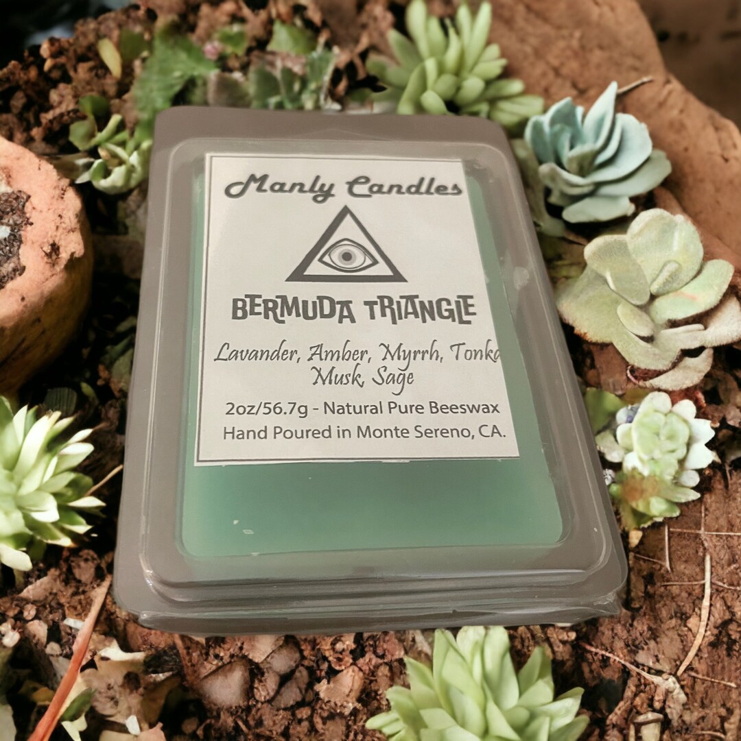 Bermuda Triangle Wax Melts (lavender, Sage, Myrrh, Amber, Musk, Tonka ...