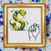 Snake Alphabet Cross Stitch Pattern PDF | ASL Sign Language Letter S ...