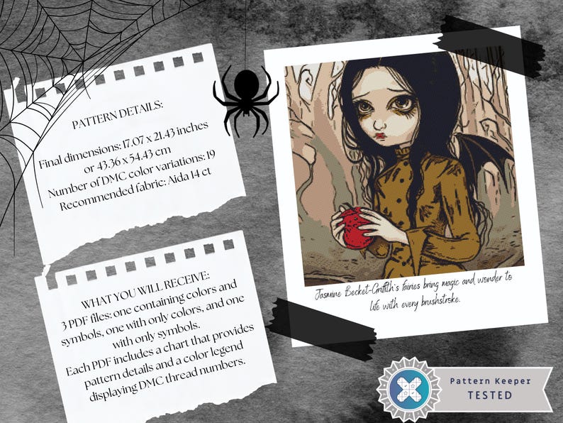 Autumn is My Last Chance Cross Stitch Pattern – Jasmine Becket-griffith ...