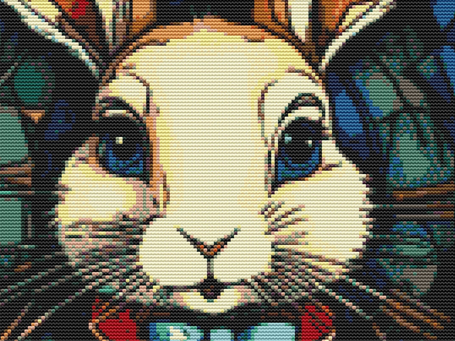 White Rabbit Cross Stitch Pattern, Alice in Wonderland Themed ...