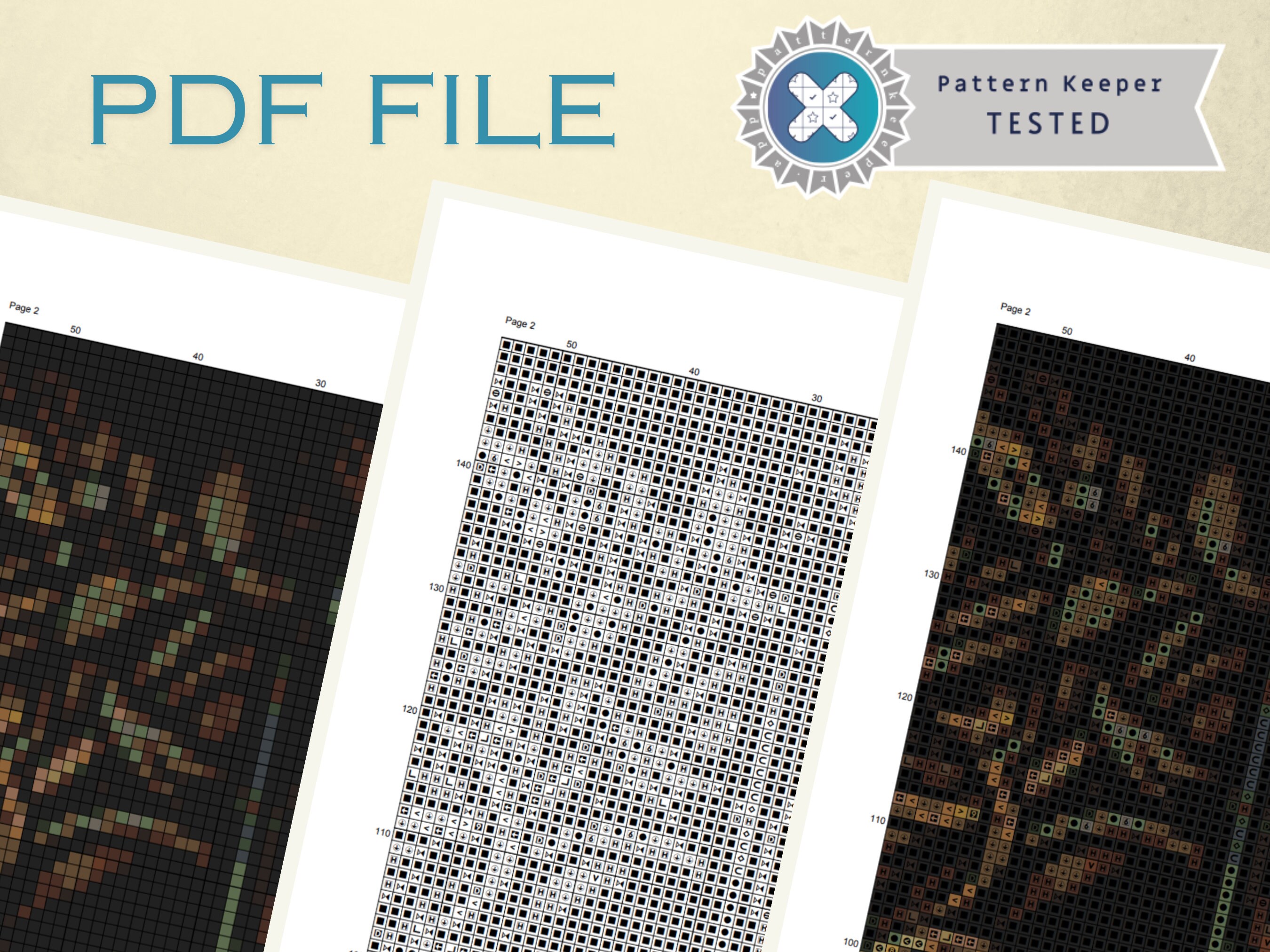 Rabbit Cross Stitch Pattern Forest Framed Design Beginner Friendly ...