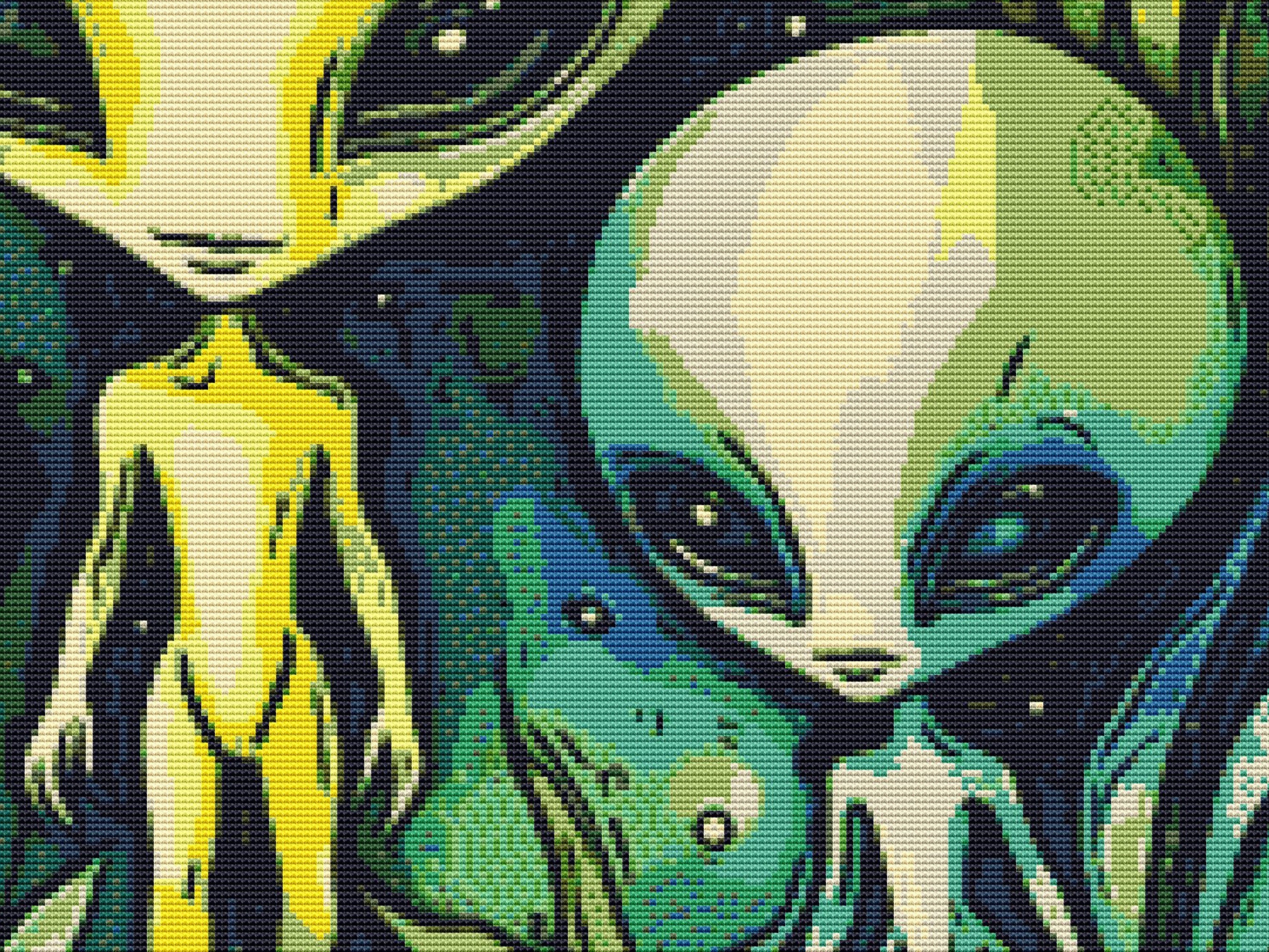 Alien Family Cross Stitch Pattern, Pattern Keeper Compatible, Intricate ...