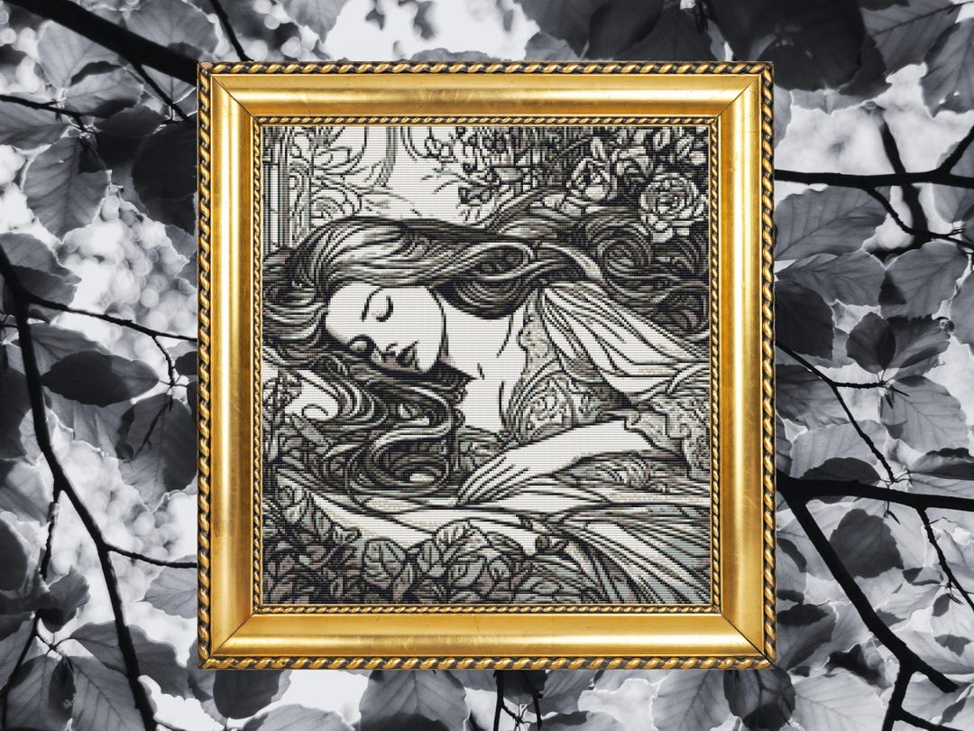 Sleeping Beauty Cross Stitch Pattern - Instant Download PDF - DIY ...