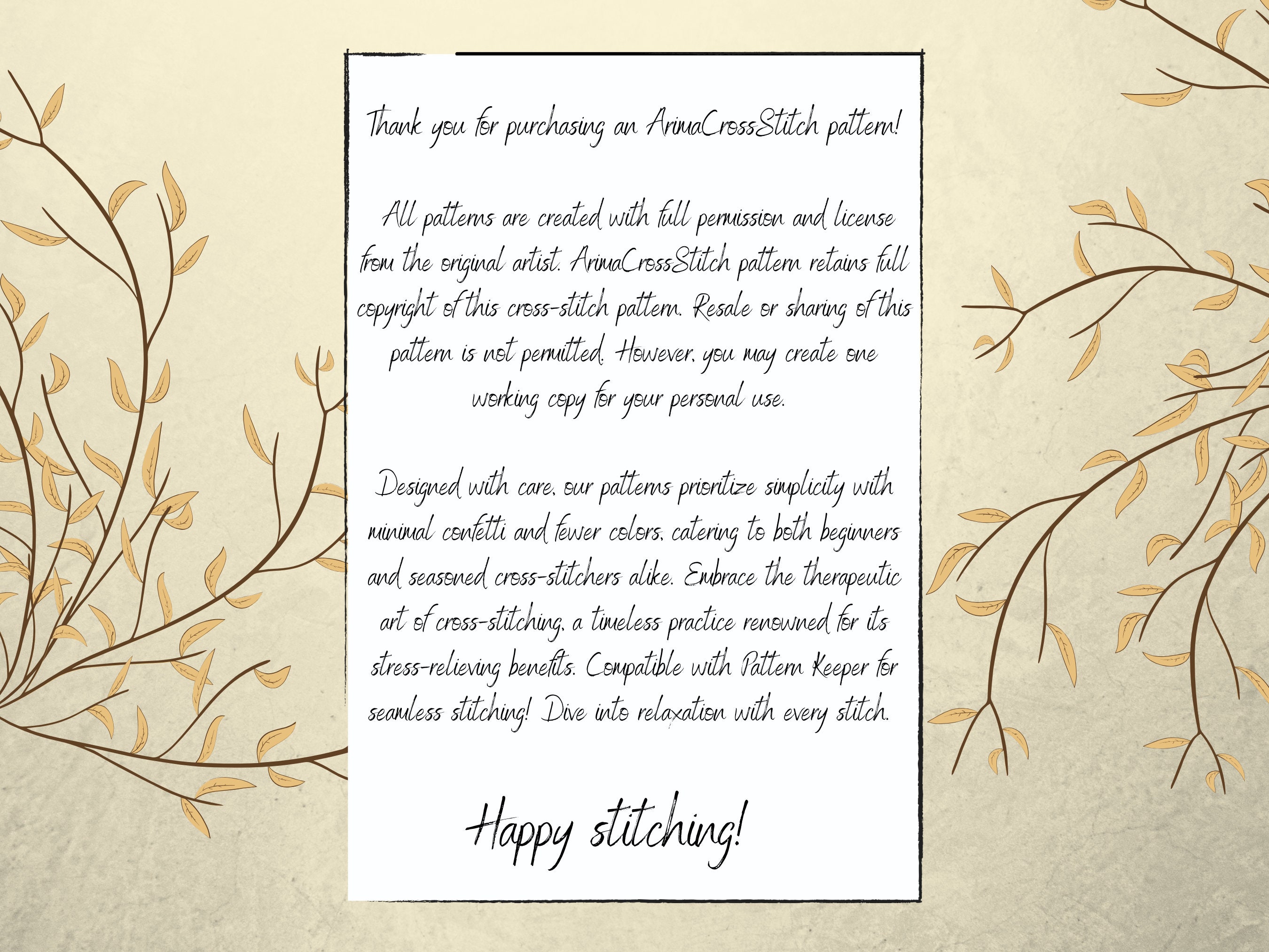 Whimsical Weasel With Flowers Cross Stitch Pattern, Easy DIY Nature ...