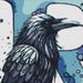 Raven Alphabet Cross Stitch Pattern PDF | ASL Sign Language Letter R ...