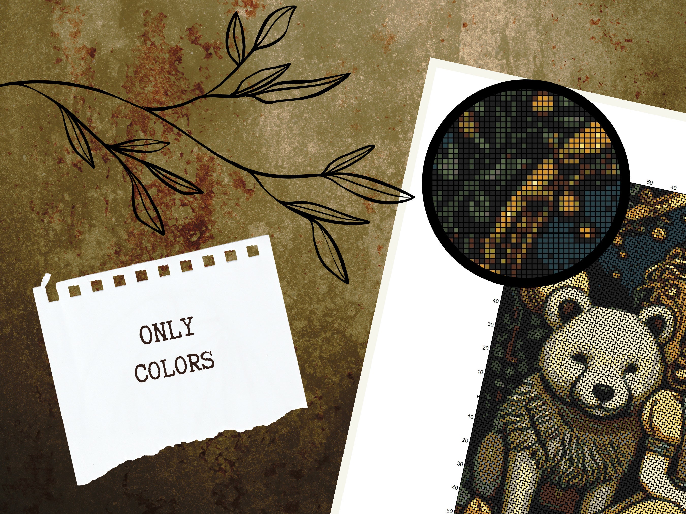 Goldilocks and Two Bears Cross Stitch Pattern DIY Fairy Tale Embroidery ...