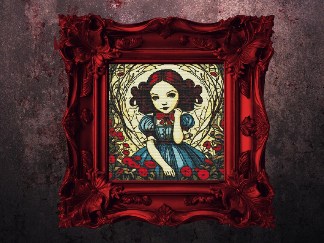 Dorothy Scary Gothic Instant Download PDF Whimsical Needlework DMC ...