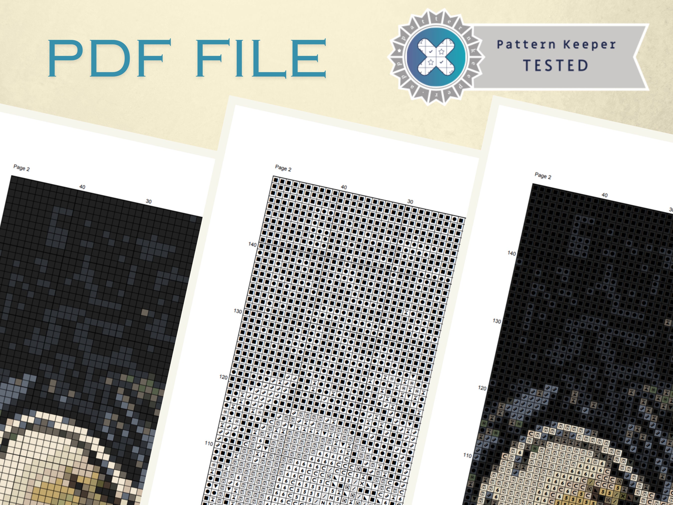 Whimsical Weasel With Flowers Cross Stitch Pattern, Easy DIY Nature ...