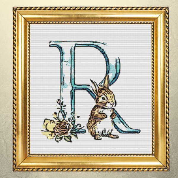 Letter Cross Stitch Pattern - Etsy