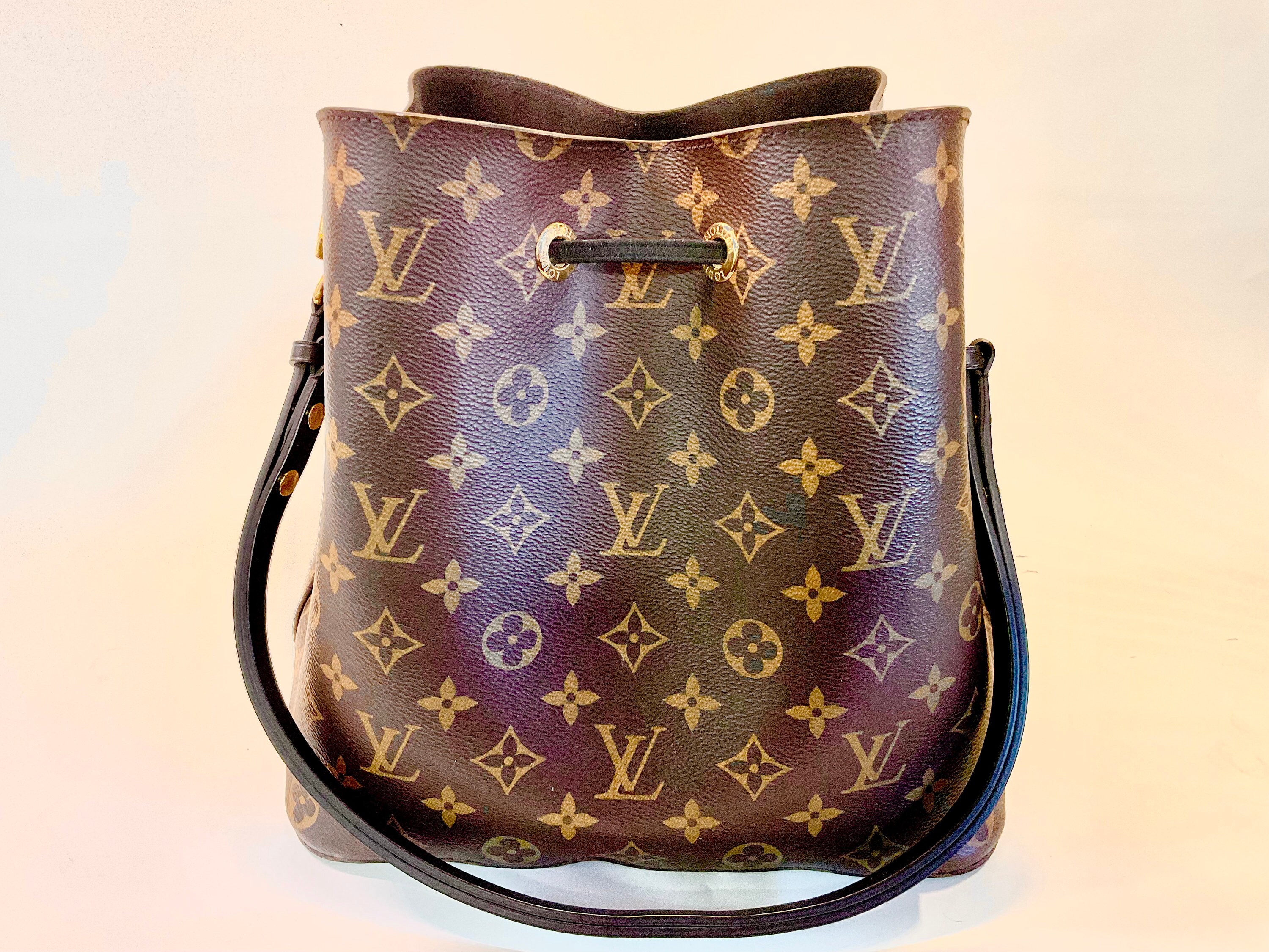 Louis Vuitton Noe Noe MM Monogram Drawstring Bag W/ Authentication - Etsy