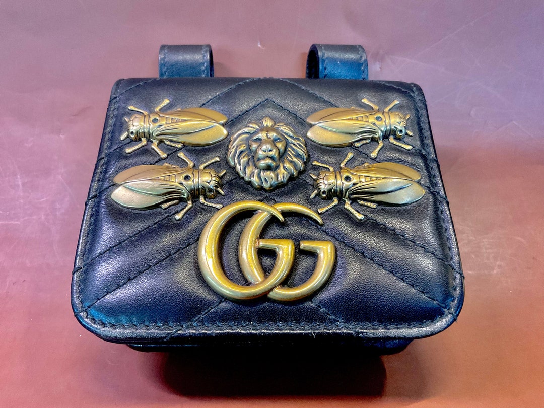 Gucci GG Marmont Bug Belt Pouch - Etsy