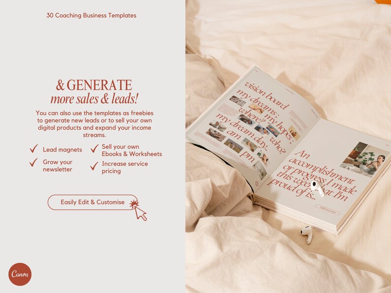 Health and Wellness Ebook Template for Canva, Lead Magnet Template ...