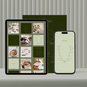 Health & Wellness Branding Templates Bundle, Premade Logo, Nutritionist ...