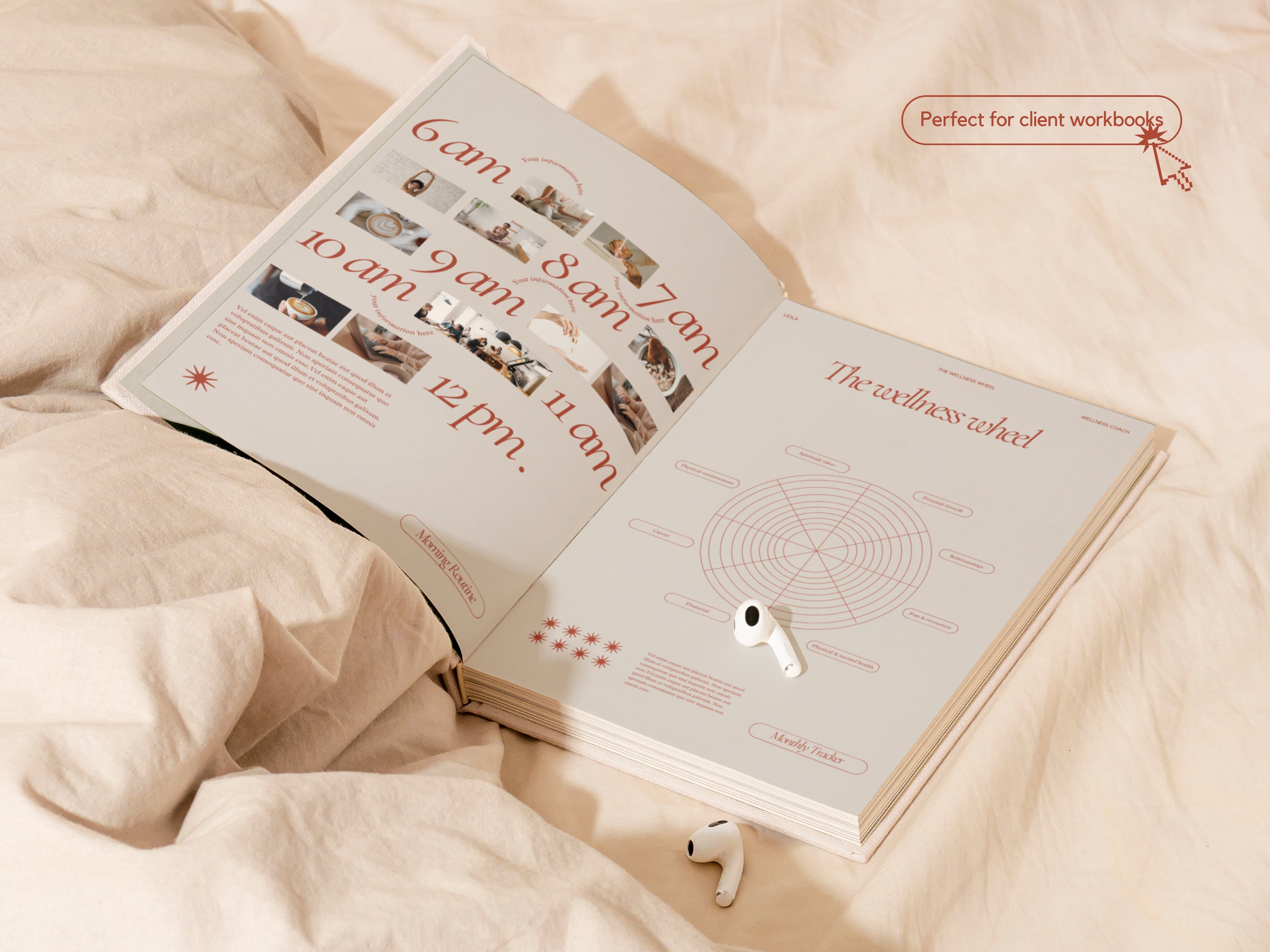 Health and Wellness Ebook Template for Canva, Lead Magnet Template ...
