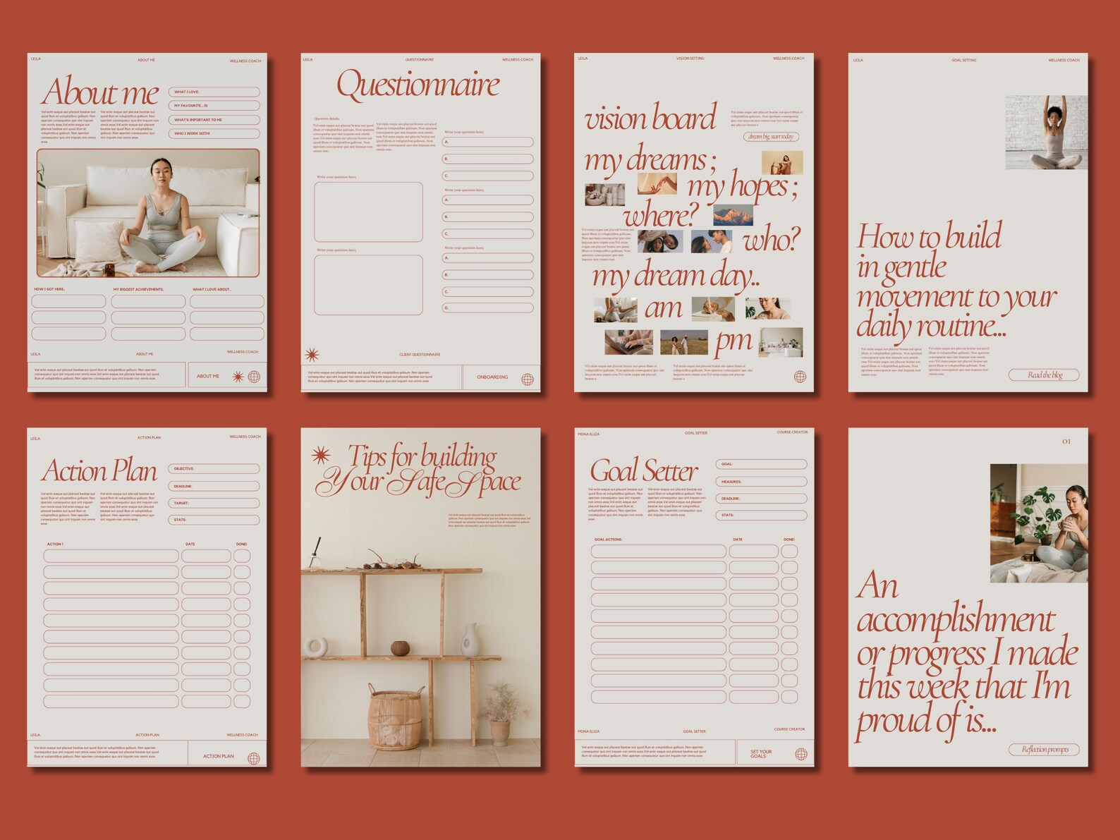 Health and Wellness Ebook Template for Canva, Lead Magnet Template ...