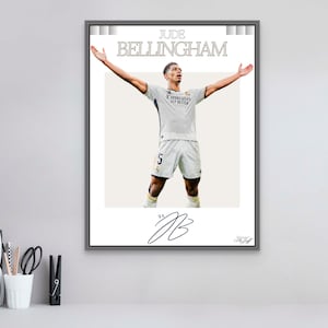 Large Jude Bellingham Poster, Real Madrid Poster, Bellingham Poster ...