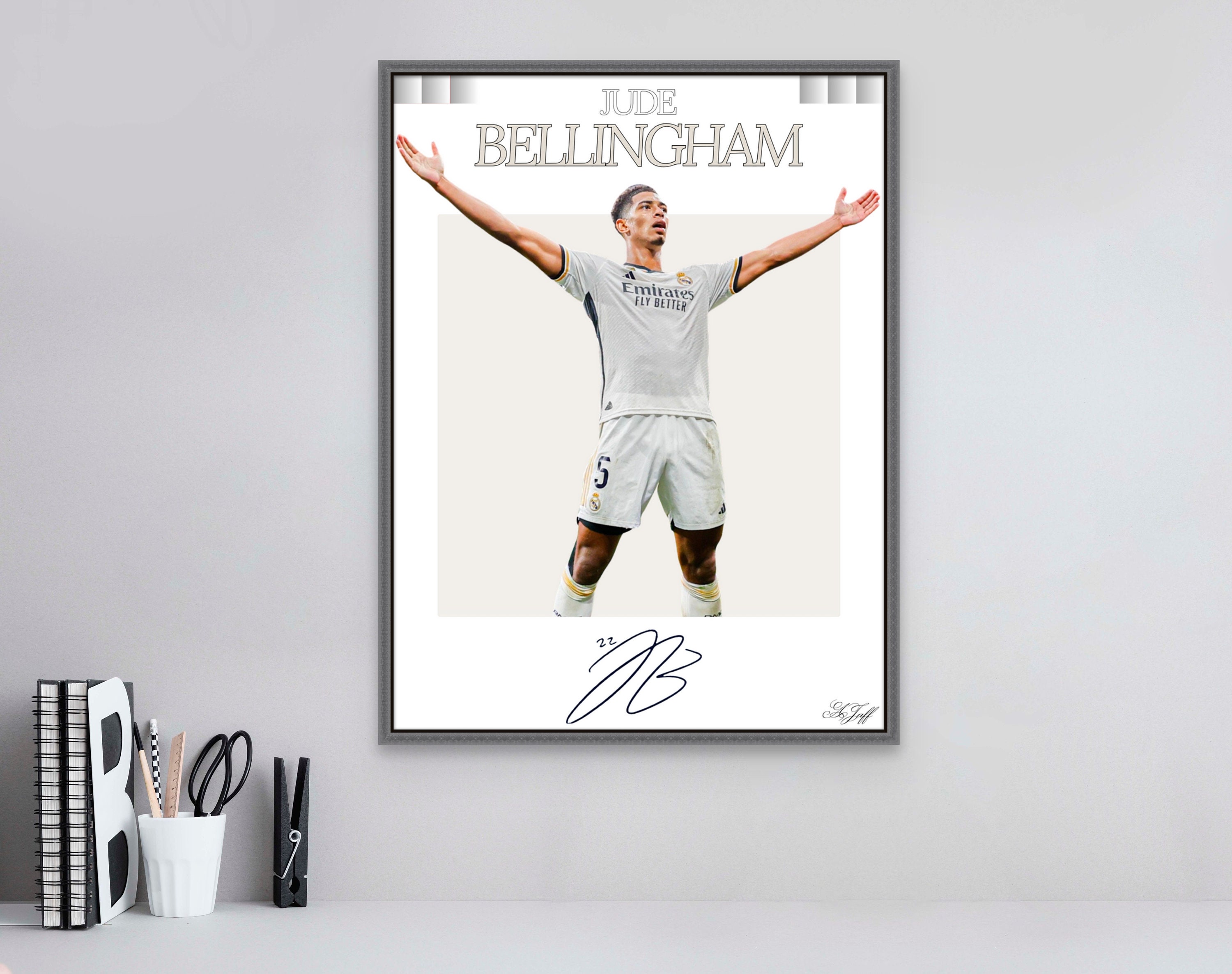 Large Jude Bellingham Poster, Real Madrid Poster, Bellingham Poster ...
