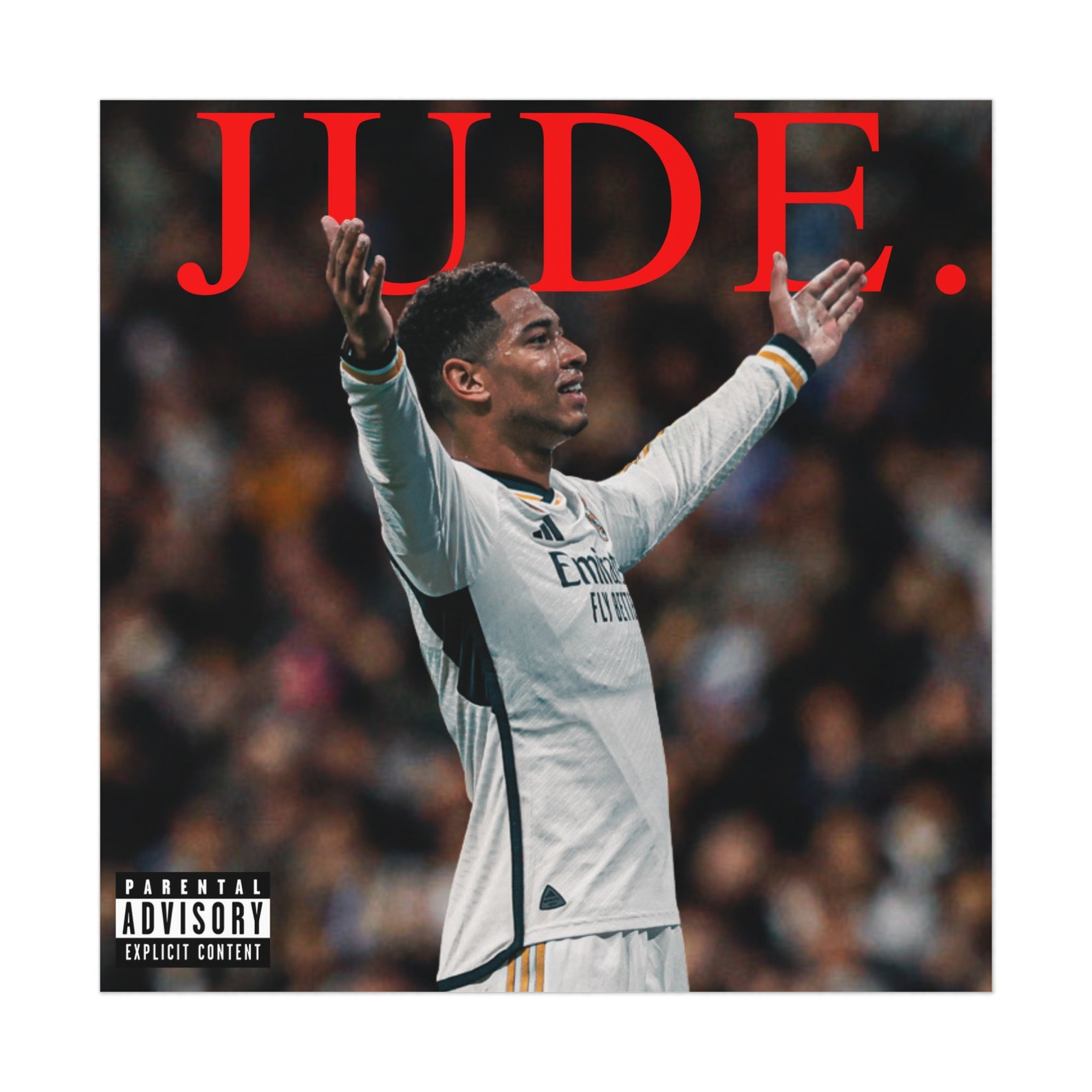 Jude Bellingham Album Cover Poster - Sports Wall Art - Etsy