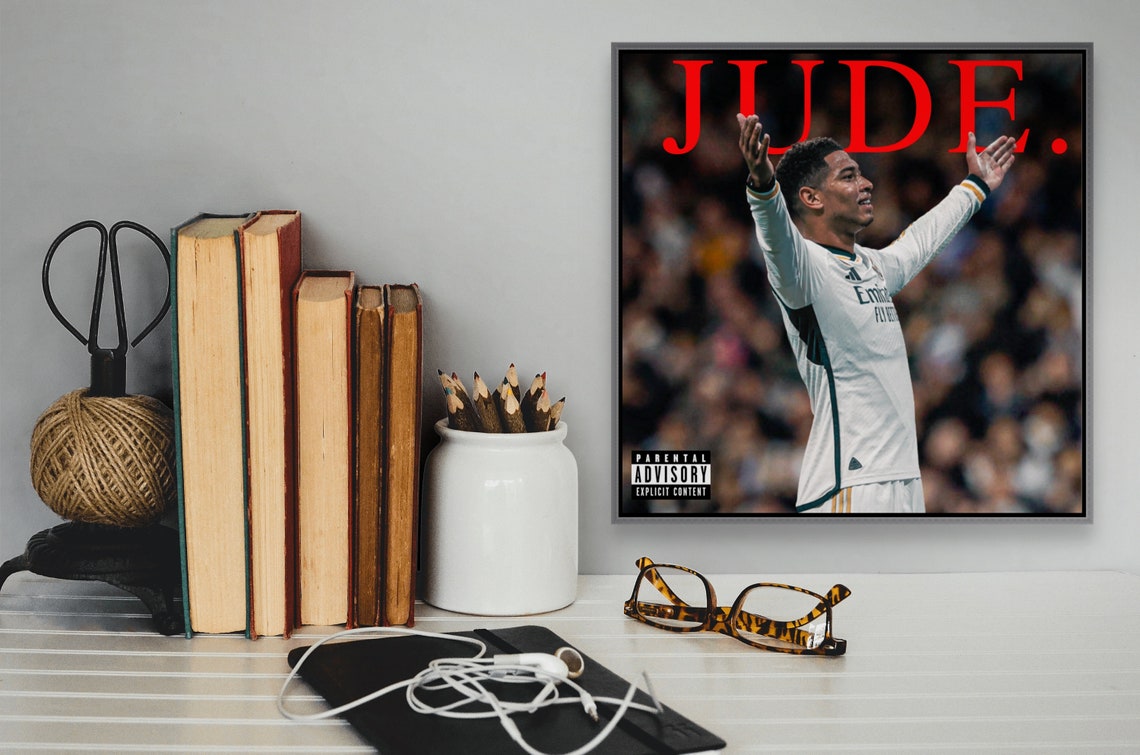 Jude Bellingham Album Cover Poster - Sports Wall Art - Etsy