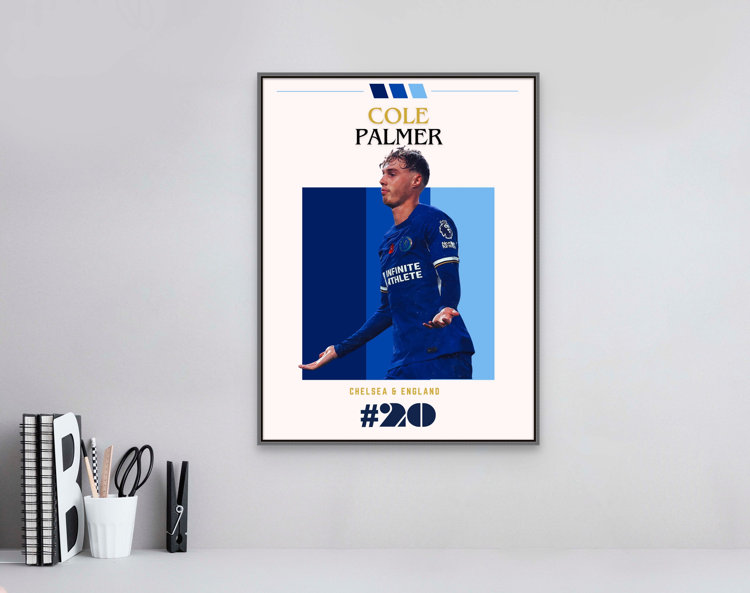 Cole Palmer Poster, Chelsea Poster, England Poster, Soccer Poster ...