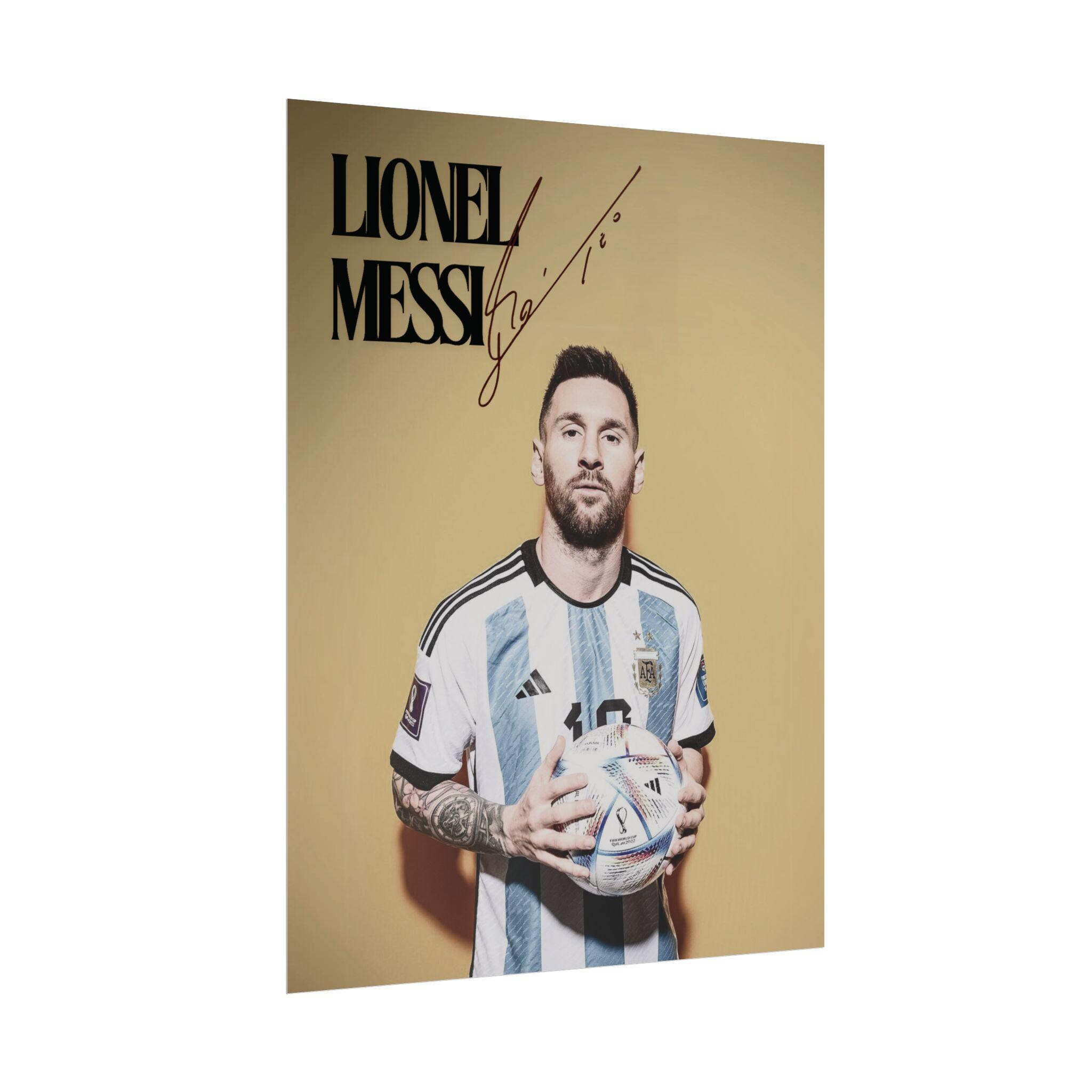 Lionel Messi Poster, Barcelona Poster, Lionel Messi Wall Art, Soccer ...