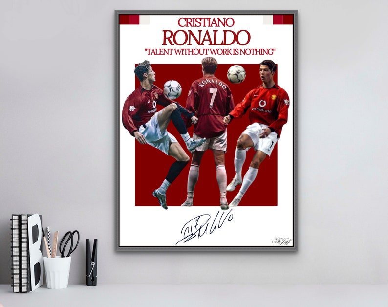 Cristiano Ronaldo Poster, Ronaldo Poster, Portugal Poster, Soccer ...