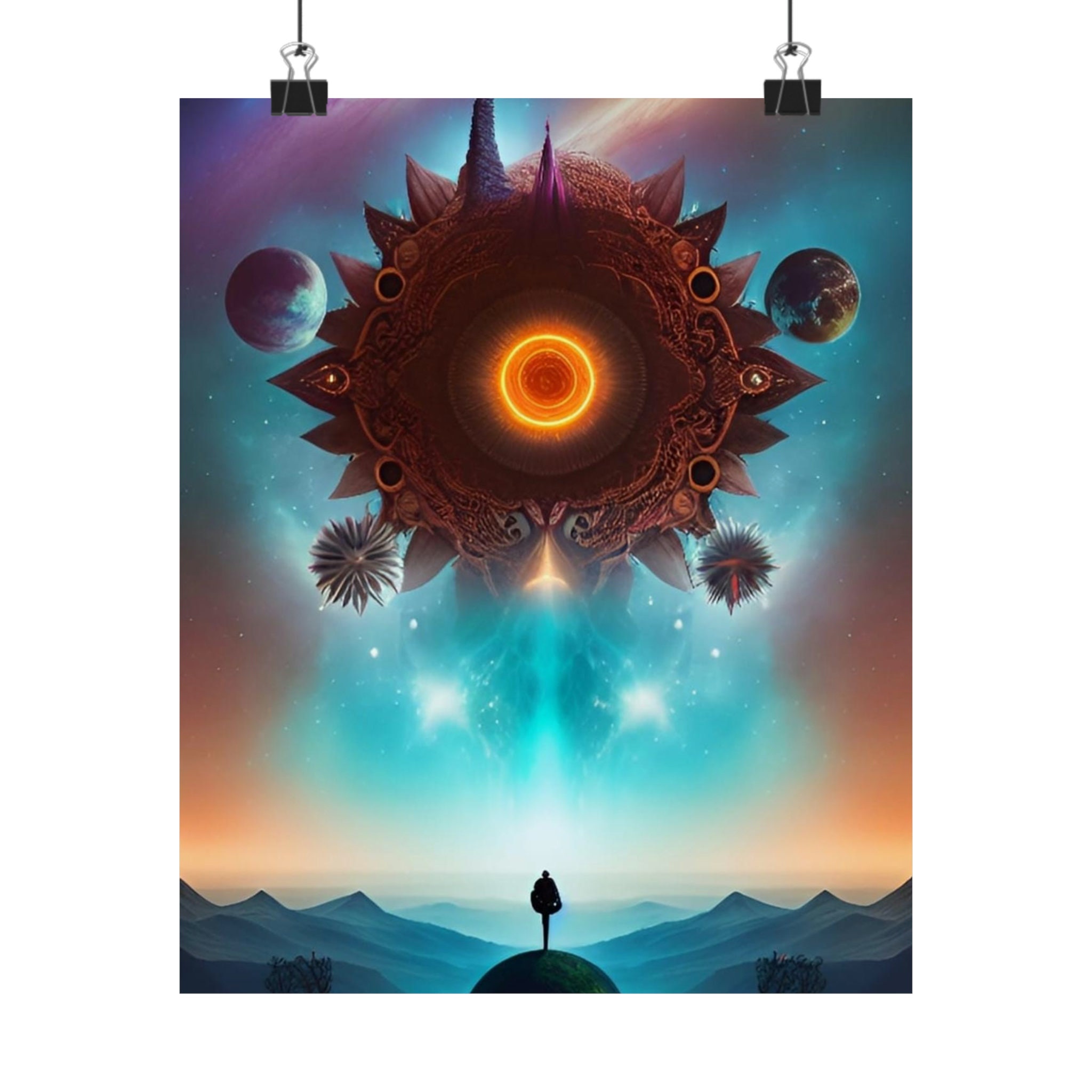 Matte Vertical Space Entity Poster - Etsy